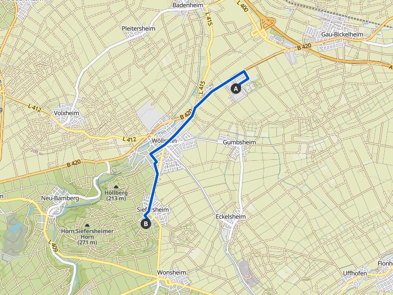 E Bike Tour 084 - 2024 von Lidl Wöllstein nach Hause | Fahrradtour | Komoot